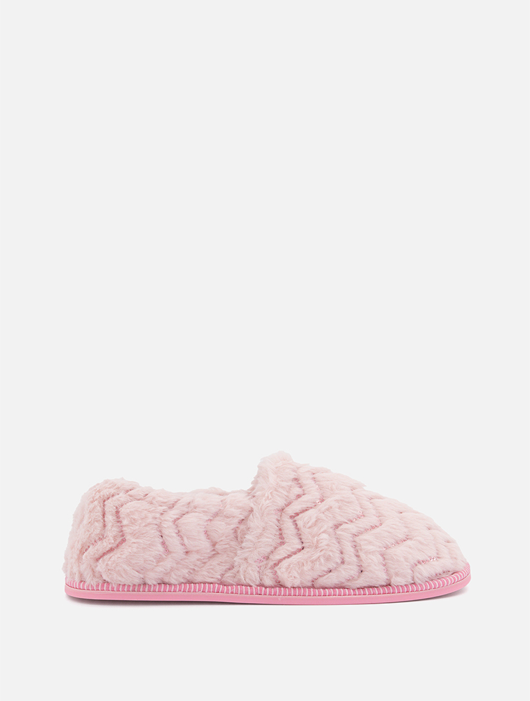 MyRunway | Shop Woolworths Pink Older Girl Chevron Stokie Slippers for ...