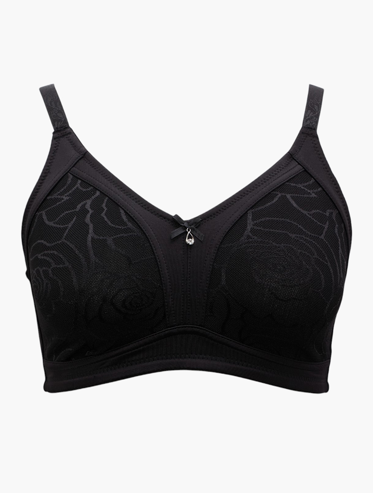 MyRunway | Shop MILADYS Black Adjustable Lace Bra for Women from ...