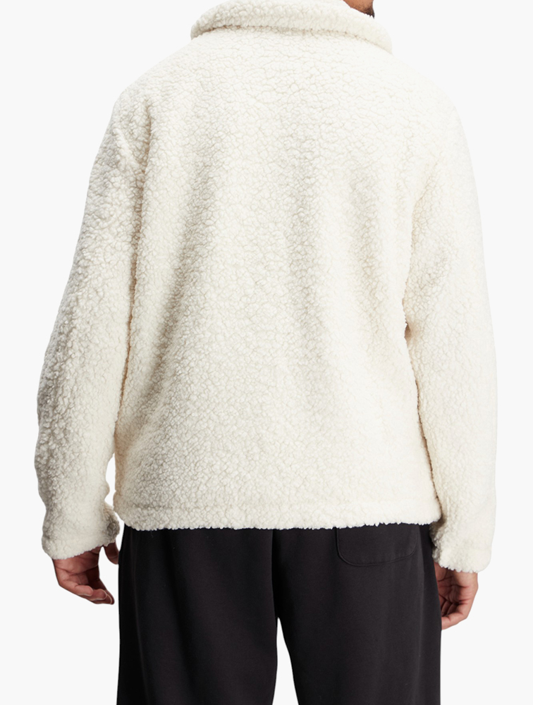 MyRunway | Shop Daily Finery White Fleece Jacket for Men from MyRunway ...