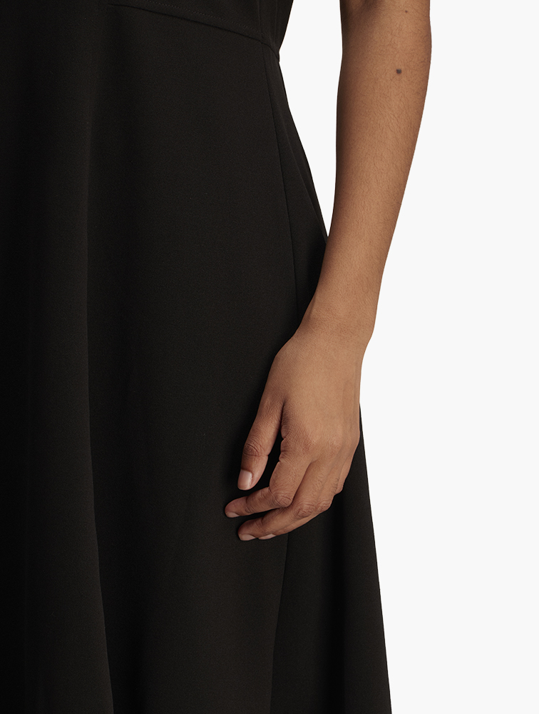 MyRunway | Shop MILADYS Black Panel Fit & Flare Dress for Women from ...