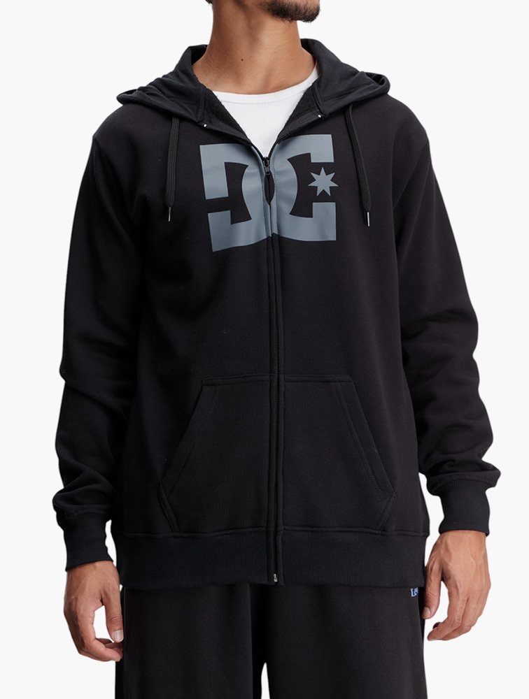MyRunway | Shop DC Shoes Black Dc Star Zip-Up Hoodie for Men from ...